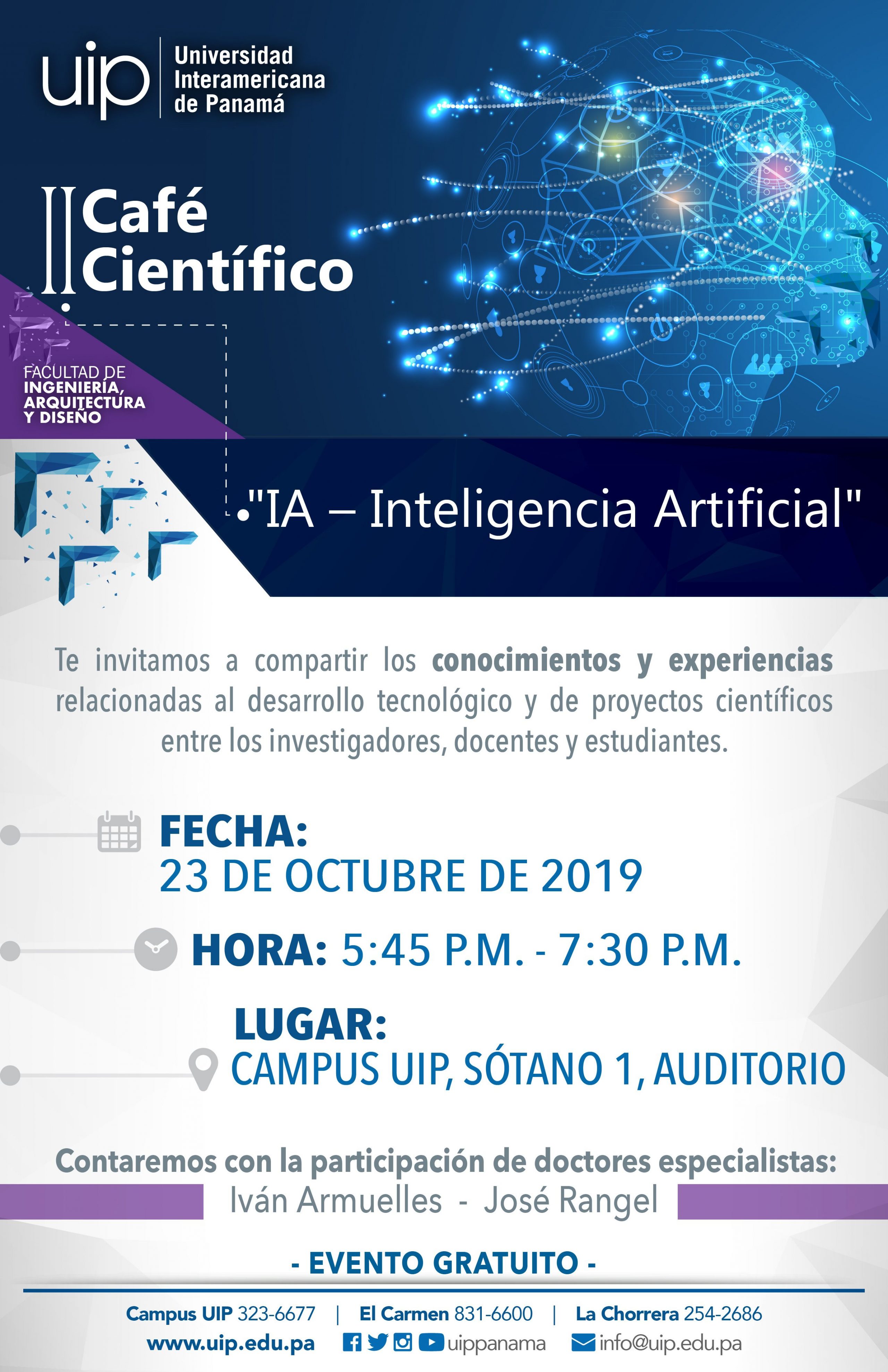 II Café Científico Tecnológico UIP – Universidad Interamericana de Panamá